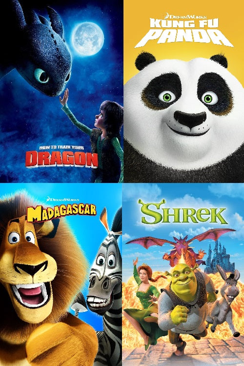 4 Film Favorites: Dreamworks - HD (MA/Vudu) – Digital Movies Now